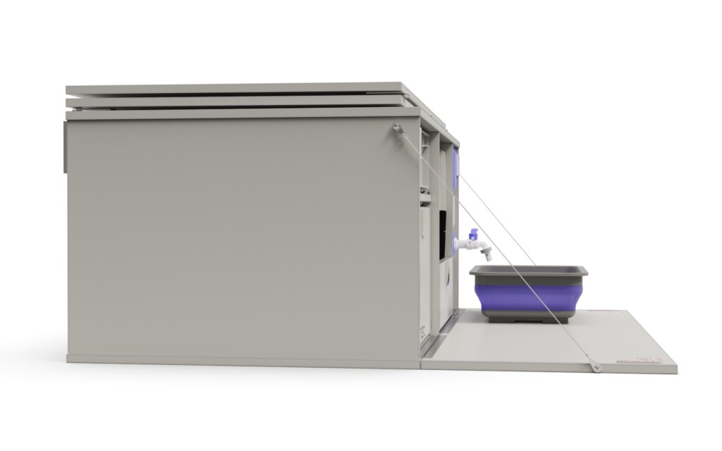 Eurobox Camping Küchenmodul mit Kühlbox und Frontklappe für ...